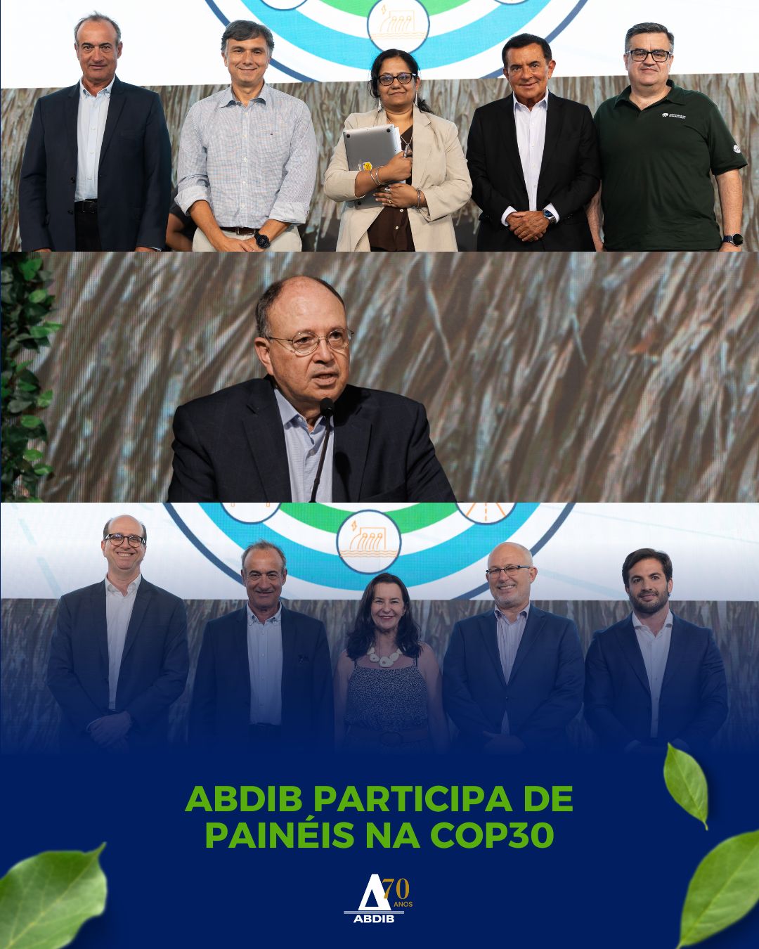 ABDIB participa de painéis na COP30 - ABDIB