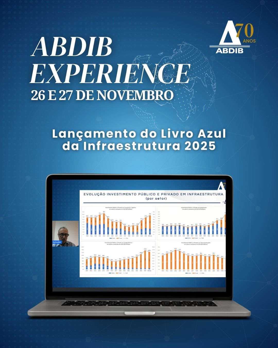 Números do Livro Azul são apresentados no ABDIB EXPERIENCE - ABDIB